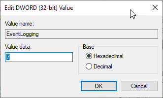 How to enable event logging for SSL on Windows or Windows Server